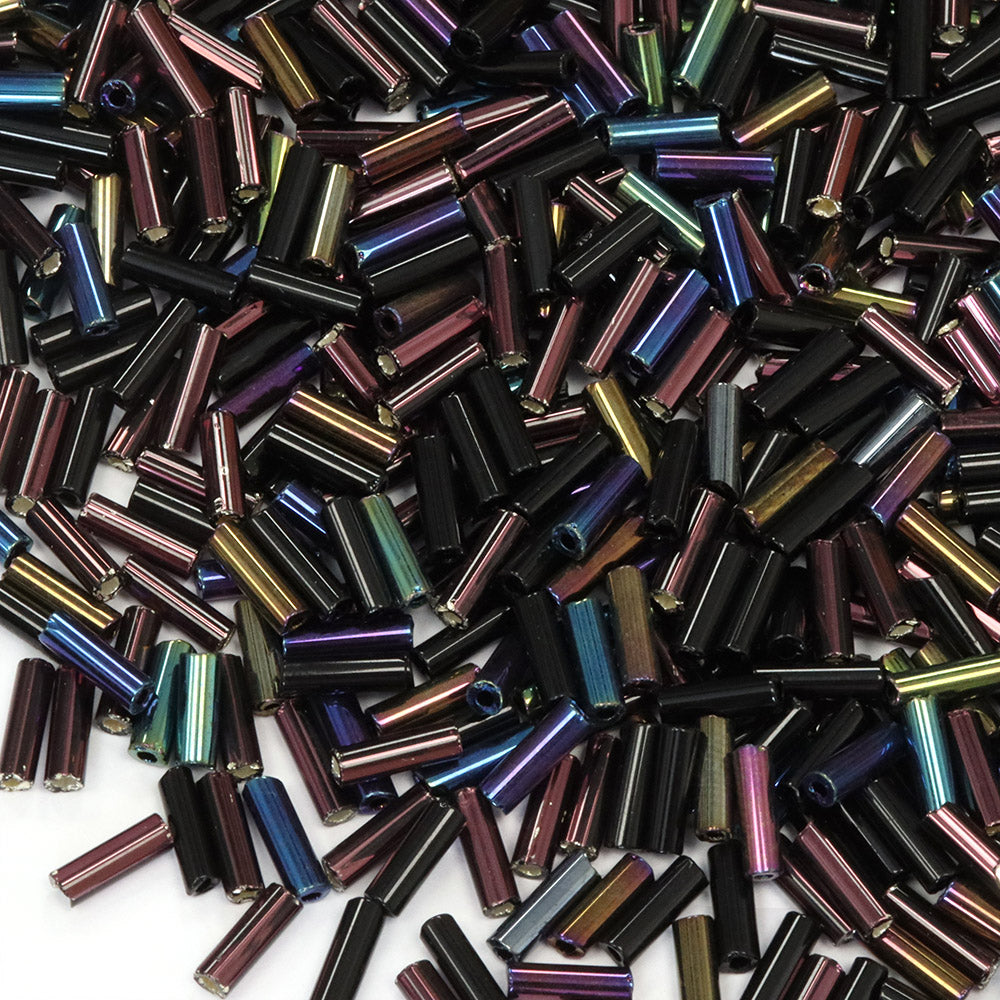 Dark Bugle Bead Mix 6.6mm - Pack of 50g